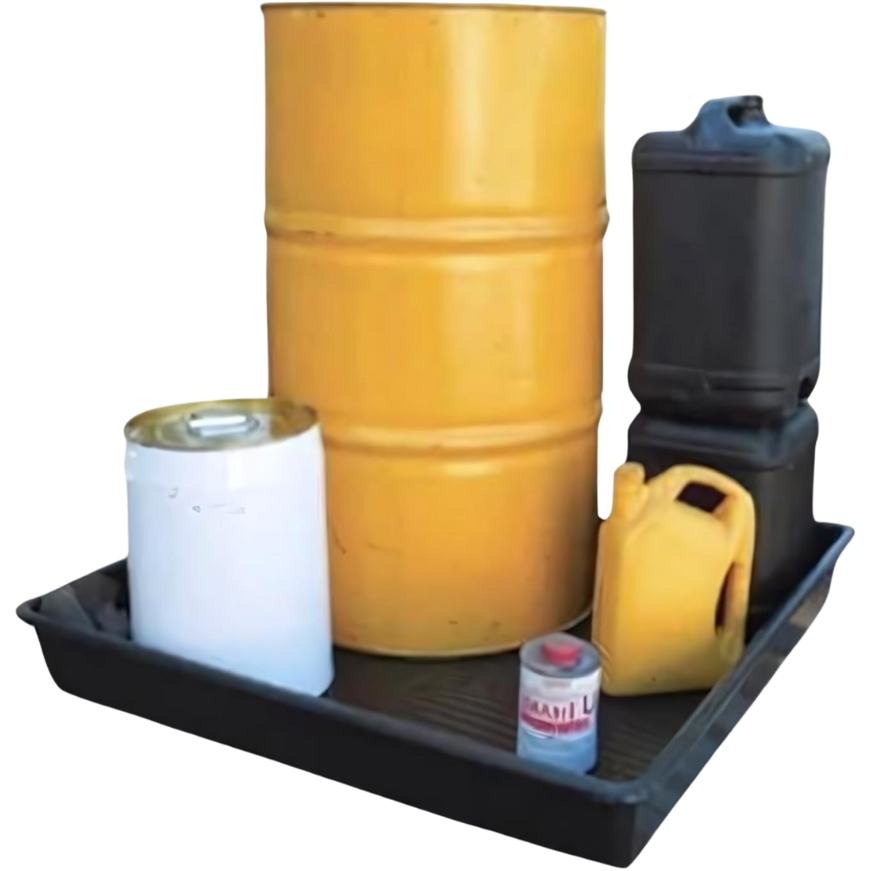 Large Drum Tray - 1000x1000x120mm - 100L - eSafety Supplies