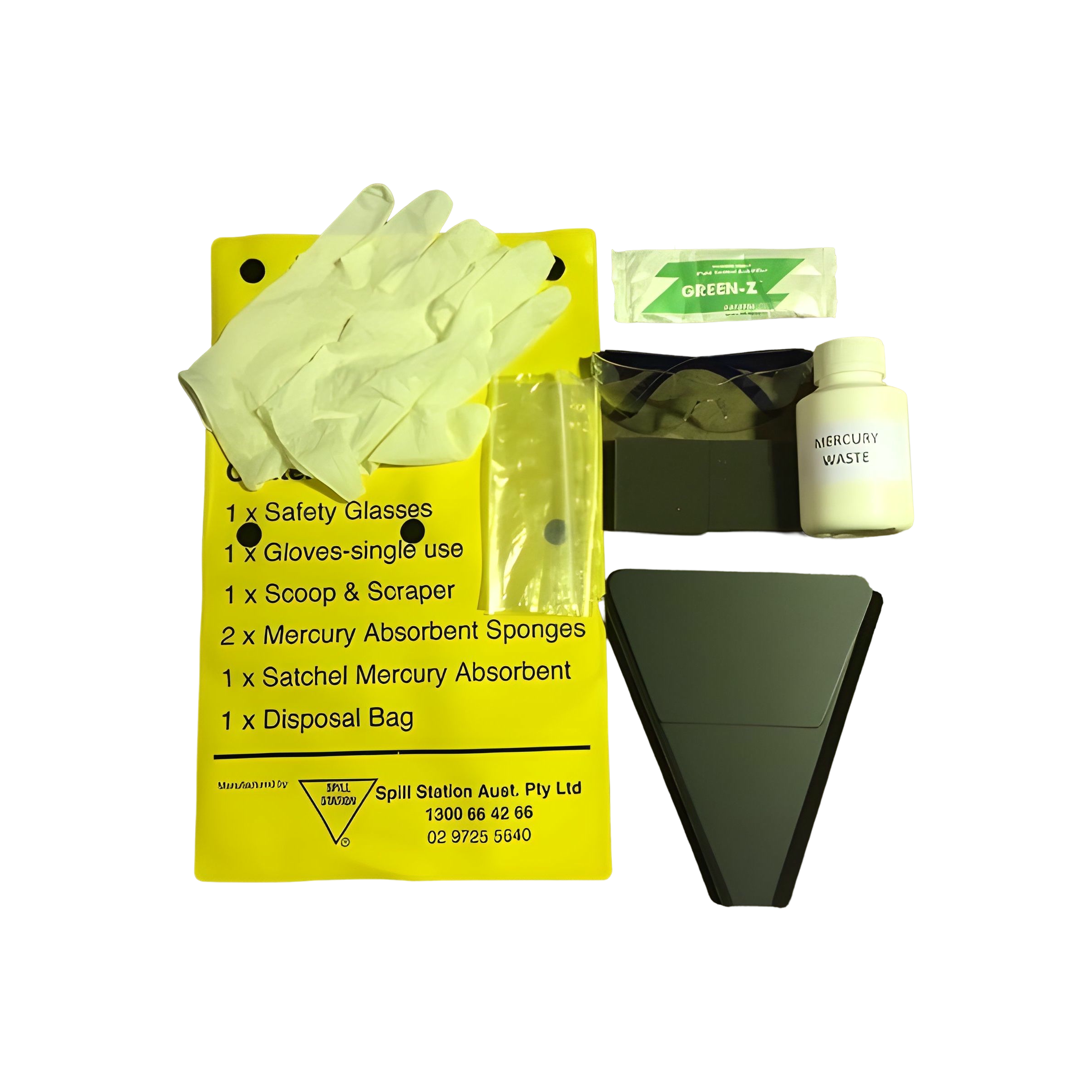 Mercury Spill Kit Pouch